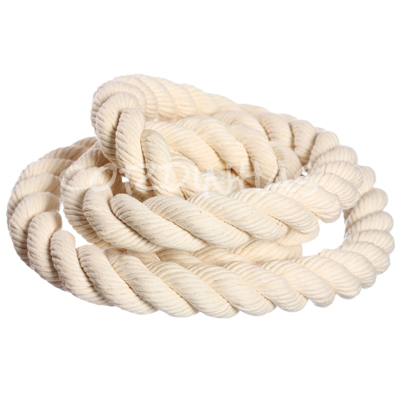 Corda Decorativa Torcida Bege 8mm a 20mm – Cordinhas